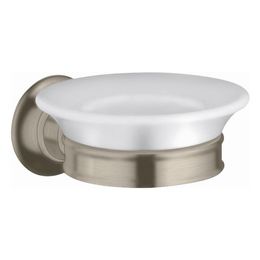 Hansgrohe Seifenschale Axor Montreux 42033820 Keramik, Halter Metall, brushed nickel