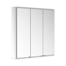KEUCO Royal Modular 2.0 Spiegelschrank 800301091100300 900 x 900 x 160 mm, 1 Steckdose, 1 Doppel-USB-Ladestelle, Wandvorbau, 3-t&uuml;rig