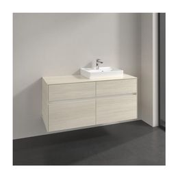 Villeroy & Boch Villeroy und Boch Collaro Waschtischunterschrank C072B0AA 120x54,8x50cm, Waschtisch rechts, LED-Beleuchtung 8,8 W, white oak