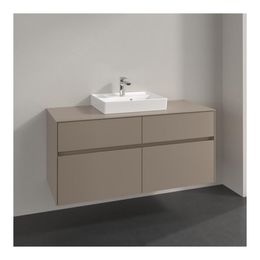 Villeroy & Boch Villeroy und Boch Collaro Waschtischunterschrank C07000VM 120x54,8x50cm, Waschtisch mittig, taupe