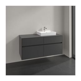 Villeroy & Boch Villeroy und Boch Collaro Waschtischunterschrank C07200VR 120x54,8x50cm, Waschtisch rechts, graphite