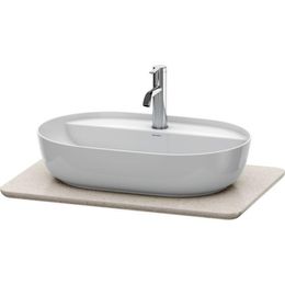Duravit Luv Waschtisch-Konsole LU946502525 68,8x47,5cm, Sand Struktur, aus Quarzstein, mit 1 Ausschnitt