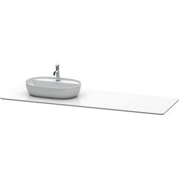 Duravit Luv Waschtisch-Konsole LU9468L1717 178,3x59,5cm, links, Weiß Struktur, aus Quarzstein, 1 Ausschnitt
