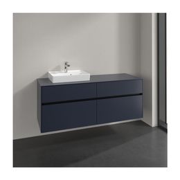 Villeroy & Boch Villeroy und Boch Collaro Waschtischunterschrank C07400VQ 140x54,8x50cm, Waschtisch links, marine blue