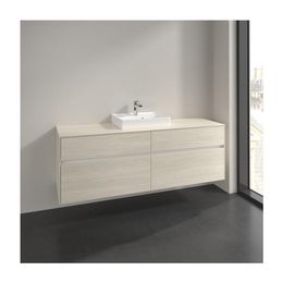 Villeroy & Boch Villeroy und Boch Collaro Waschtischunterschrank C07700AA 160x54,8x50cm, Waschtisch mittig, white oak