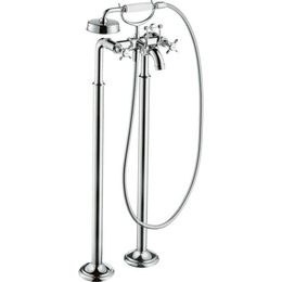 Hansgrohe Axor Montreux Fertigmontageset 16547000 2-Griff-Wannenarmatur, bodenstehend, mit Kreuzgriffen, chrom