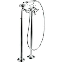 Hansgrohe Axor Montreux Fertigmontageset 16547000 2-Griff-Wannenarmatur, bodenstehend, mit Kreuzgriffen, chrom