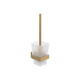 Villeroy & Boch Villeroy und Boch Elements Striking Toilettenb&uuml;rstengarnitur TVA15201700076 94x340x118mm, Glas satiniert, mit WC-B&uuml;rste, brushed gold