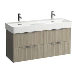 Laufen Base f&uuml;r VAL Waschtischunterschrank H4025341102621 118x53x39cm, mit 4 Schubladen, Ulme hell