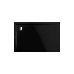 Kaldewei Superplan Duschfl&auml;che 385047983701 90x110cm, flach, Tr&auml;ger, Perl-Effekt, schwarz