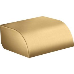 Hansgrohe Axor Papierrollenhalter 42858250 146x142mm, mit Deckel, Wandmontage, brushed gold optic