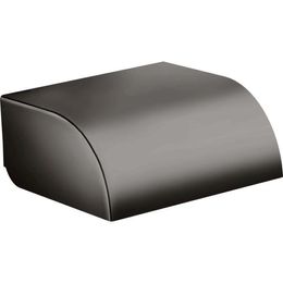 Hansgrohe Axor Papierrollenhalter 42858330 146x142mm, mit Deckel, Wandmontage, polished black chrome