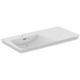 Ideal Standard La Dolce Vita M&ouml;bel-Waschtisch E264601 106x53,5x14,5cm, 1 Hahnloch, mit &Uuml;berlauf, wei&szlig;