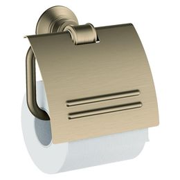 Hansgrohe Papierhalter Axor Montreux 42036820 mit Deckel, Metall, brushed nickel