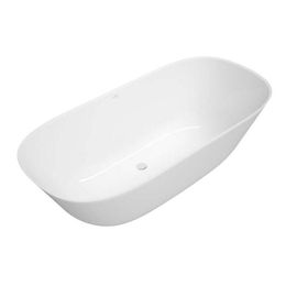 Villeroy & Boch Villeroy und Boch Theano Badewanne Q175ANH7F2BCV01 175x80cm, freistehend, Schürze Colour on Demand, weiß
