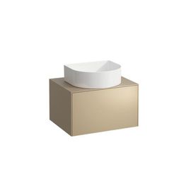 Laufen Sonar Schubladenelement/Sideboard H4054010340401 57,5x34x45,5cm, Ausschnitt Mitte, Gold