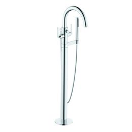Kludi Nova Fonte Wannenf&uuml;ll- und Brausearmatur 205900515 Standmontage, f&uuml;r freistehende Wannen, chrom