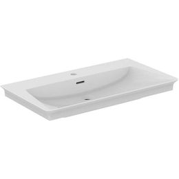 Ideal StandardLa Dolce Vita M&ouml;bel-Waschtisch E262901 86x47x14,5cm, 1 Hahnloch, mit &Uuml;berlauf, wei&szlig;