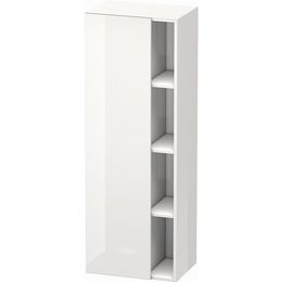 Duravit DuraStyle Hochschrank DS1239R2243 50x36x140cm, T&uuml;r rechts, wei&szlig; hochglanz/basalt matt