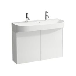 Laufen Sonar Waschtisch-Unterbau H4054840341701 97,5x60x24cm, 2 T&uuml;ren, Wei&szlig; matt