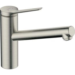 Hansgrohe Zesis K&uuml;chenarmatur 74806800 Niederdruck, 1jet, offene Warmwasserbereiter, Edelstahl finish