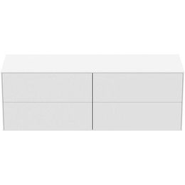 Ideal Standard Conca Waschtisch-Unterschrank T4325Y1 ohne Ausschnitt, 4 Ausz&uuml;ge, 160x50,5x55 cm, Wei&szlig; matt lackiert