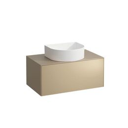 Laufen Sonar Schubladenelement/Sideboard H4054110340401 77,5x34x45,5cm, Ausschnitt Mitte, Gold