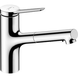 Hansgrohe Zesis M33 150 K&uuml;chenarmatur 74803000 Ausziehbrause, 2jet, sBox lite, chrom