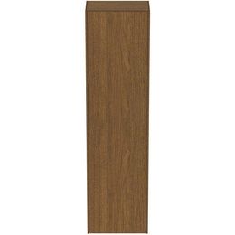 Ideal Standard Conca Hochschrank T3956Y5 1 T&uuml;r, 37x25x140 cm, Halbhochschrank, Walnuss dunkel Furnier