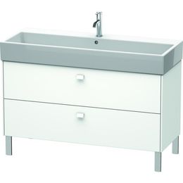 Duravit Brioso Waschtischunterbau BR443701818 1184x459mm, Weiß Matt, 2 Auszüge