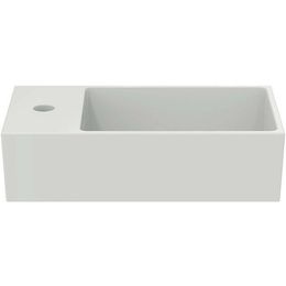 Ideal Standard Extra Hand-Waschtisch T3733MA 45x25x15cm, Hahnbank links, mit &Uuml;berlauf, 1 Hahnloch, wei&szlig; Ideal Plus