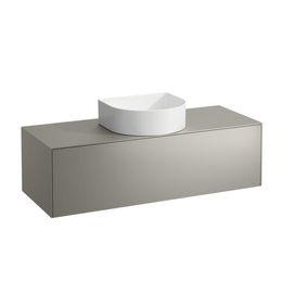 Laufen Sonar Schubladenelement/Sideboard H4054210340421 117,5x34x45,5cm, Ausschnitt Mitte, Titan
