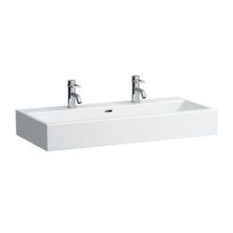 Laufen Living City Waschtisch 8184380001091 100 x 46 cm, geschliffen, wei&szlig;, ohne Hahnloch