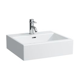 Laufen Living City Waschtisch 8174320001041 50 x 46 cm, geschliffen, wei&szlig;, 1 Hahnloch