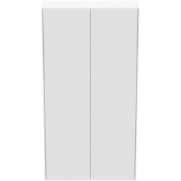 Ideal Standard Conca Hochschrank T4107Y1 72x25x140cm, 2 T&uuml;ren, Wei&szlig; matt lackiert