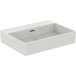 Ideal Standard Extra Waschtisch R0544MA ohne Hahnloch, mit &Uuml;berlauf, geschliffen, wei&szlig; mit Ideal Plus