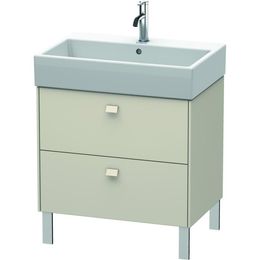 Duravit Brioso Waschtischunterbau BR443409191 684x459mm, Wei&szlig; Hochglanz, 2 Ausz&uuml;ge