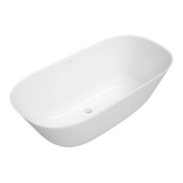 Villeroy & Boch Villeroy und Boch Theano Badewanne Q155ANH7F2BCV01 155x75cm, freistehend, Schürze Colour on Demand, weiß