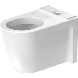Duravit Starck 2 Stand-Tiefspül-WC-Kombination 2145090000 37x63cm, 4,5 l, aufgesetzten Spülkasten, weiß