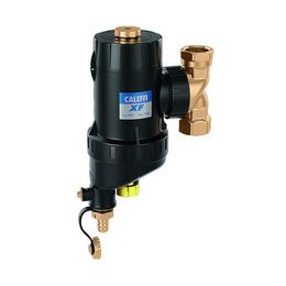 Caleffi Schlammabscheider XF 577600 selbstreinigender Schmutzf&auml;nger mit Magnet, 1" Innengewinde