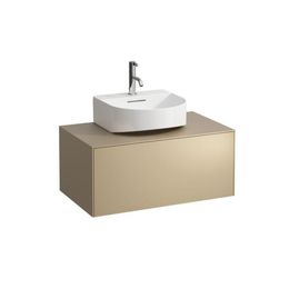 Laufen Sonar Schubladenelement H4054410340401 77,5x34x45,5cm, 1 Schublade, Gold