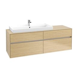 Villeroy & Boch Villeroy & Boch Collaro Waschtischunterschrank C02900VJ 160x54,8x50cm, Waschtisch links, Nordic Oak