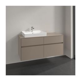 Villeroy & Boch Villeroy und Boch Collaro Waschtischunterschrank C08200VM 120x54,8x50cm, Waschtisch links, taupe