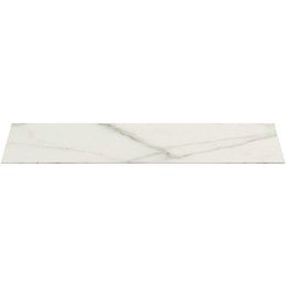 Ideal Standard Conca Keramik-Waschtisch-Platte T3972DH Ausladung 50,5cm, 120 x 50,5 x 0,6 cm, Mamor Calacatta