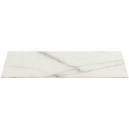Ideal Standard Conca Keramik-Waschtisch-Platte T3970DH Ausladung 50,5cm, 80 x 50,5 x 0,6 cm, Mamor Calacatta