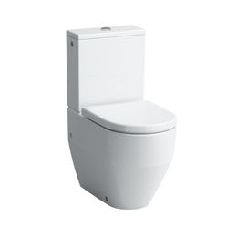 Laufen Pro Stand-Tiefsp&uuml;l-WC-Kombination H8259620000001 36x65cm, sp&uuml;lrandlos, wei&szlig;
