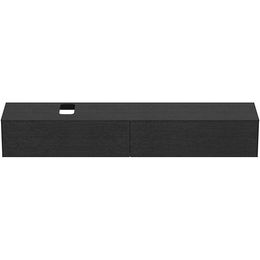 Ideal Standard Conca Waschtisch-Unterschrank T4334Y4 240x50,5x37cm, mit Ausschnitt, 2 Ausz&uuml;ge, Eiche geflammt Furnier