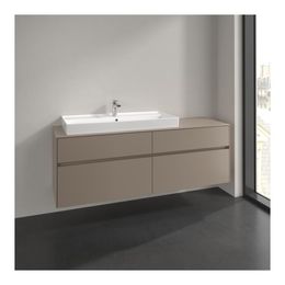 Villeroy & Boch Villeroy und Boch Collaro Waschtischunterschrank C02900VM 160x54,8x50cm, Waschtisch links, taupe