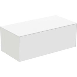 Ideal Standard Conca Waschtisch-Unterschrank T4313Y1 ohne Ausschnitt, 1 Auszug, 100x50,5x37 cm, Wei&szlig; matt lackiert
