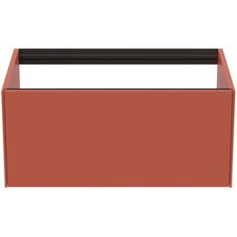 Ideal Standard Conca Waschtisch-Unterschrank T3985Y3 ohne Waschtisch-Platte, 1 Auszug, 80x50,5x36 cm, Sunset matt lackiert